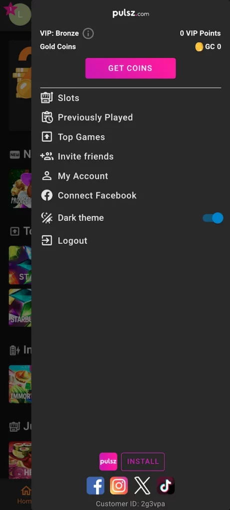 Pulsz Casino Review - Casino Context
