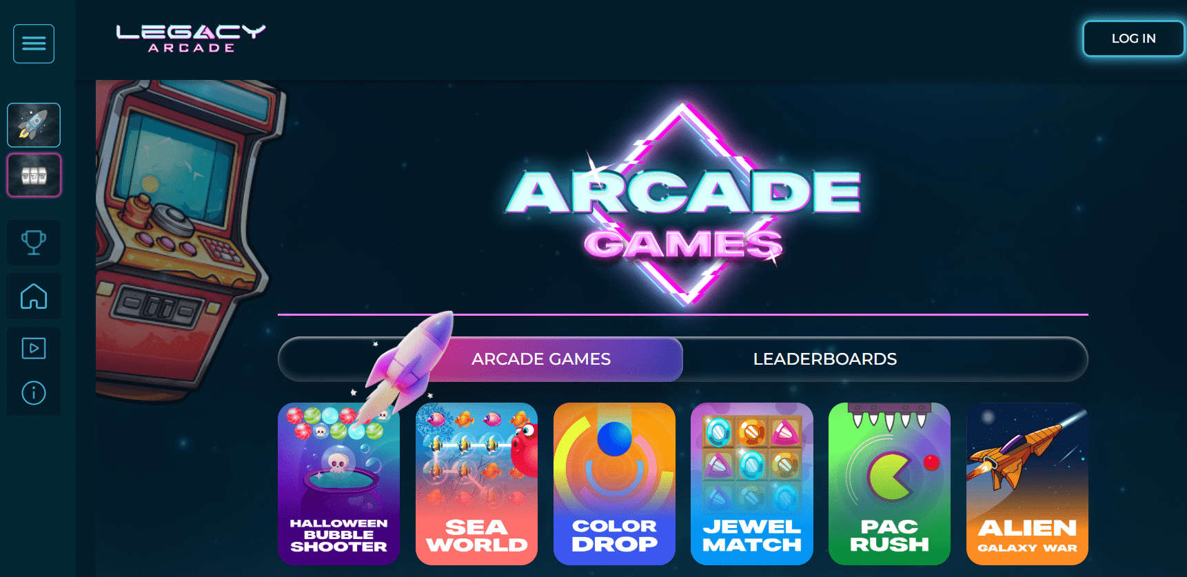 Legacy Arcade Casino Review 2025 (Our Rating: 3.6/5) - Casino Context